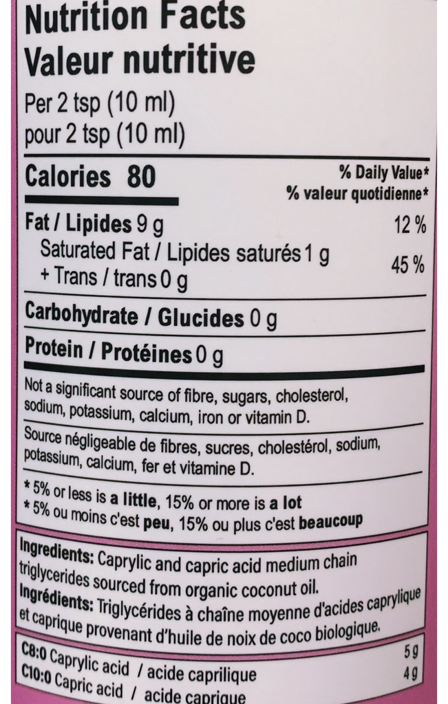 Omega Nutrition MCT Oil – Natural Health Garden