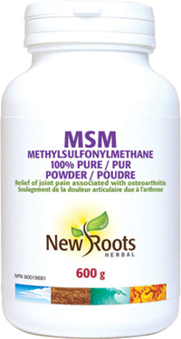 New Roots Herbal MSM Powder – Natural Health Garden