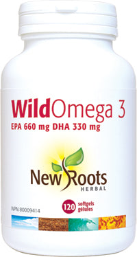 New Roots Herbal Wild Omega 3 EPA 660mg DHA 330mg – Natural Health Garden
